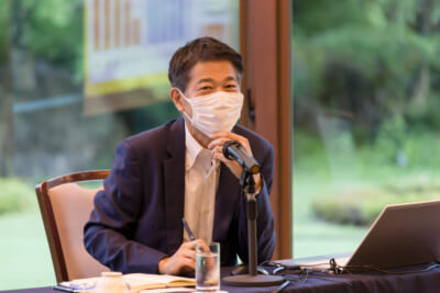 Mr. Tamotsu Hiiro (Representative Director, President and CEO, McDonald ...